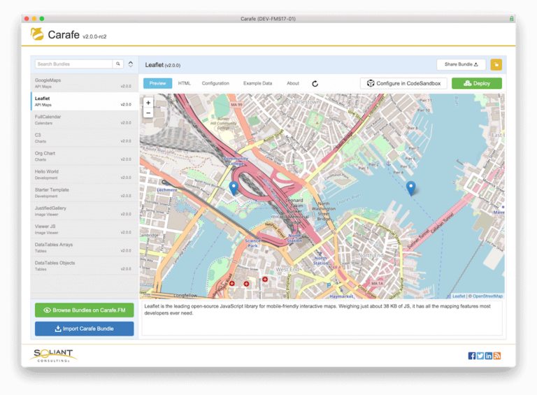 Documentation for Carafe: A Free JavaScript + FileMaker Tool